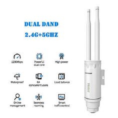 New Comfast High Power AC1200 Outdoor Wireless wifi Repeater AP/WIFI ...