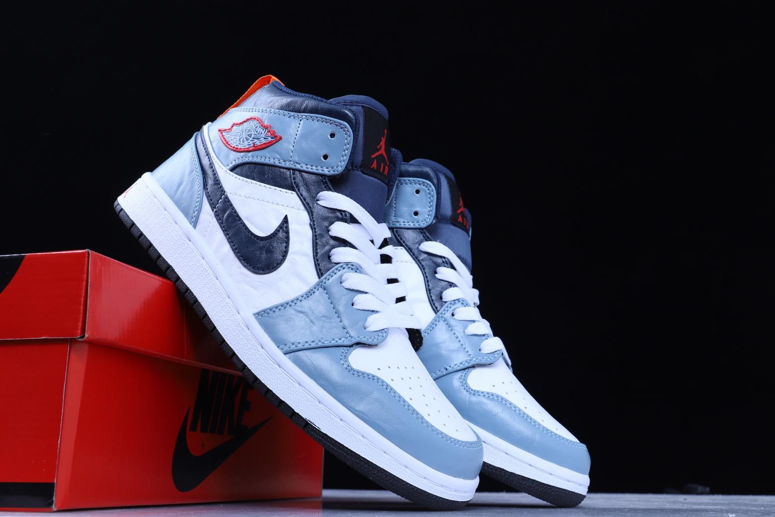 Nike Air Jordan 1 Mid high heel shoes board shoes street 2020 new Men's ...