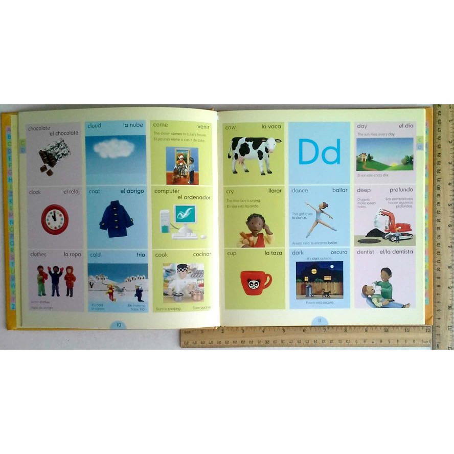 Usborne Very First Dictionary in Spainish หนังสือ ปกแข็ง - วันบุ๊ควัน ...