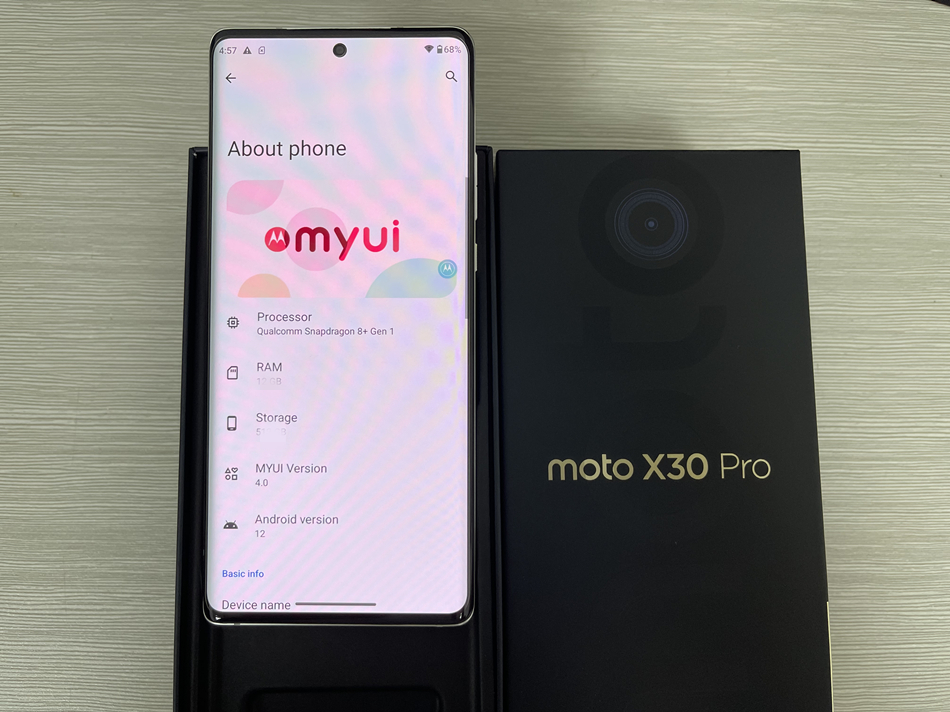 ใหม่ Motorola Moto X30 Pro 5G สมาร์ทโฟน Snapdragon 8 + Gen 1 200MP Samsung HP1 OIS 4450mAh 125W ...