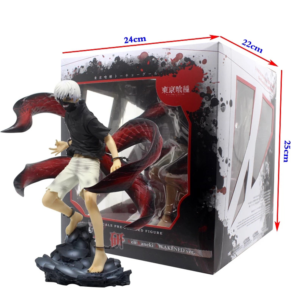 ASYMME ของสะสม2หัวหุ่นของเล่นดี PVC Awakened Ken Kaneki Tokyo Ghoul Ken ...