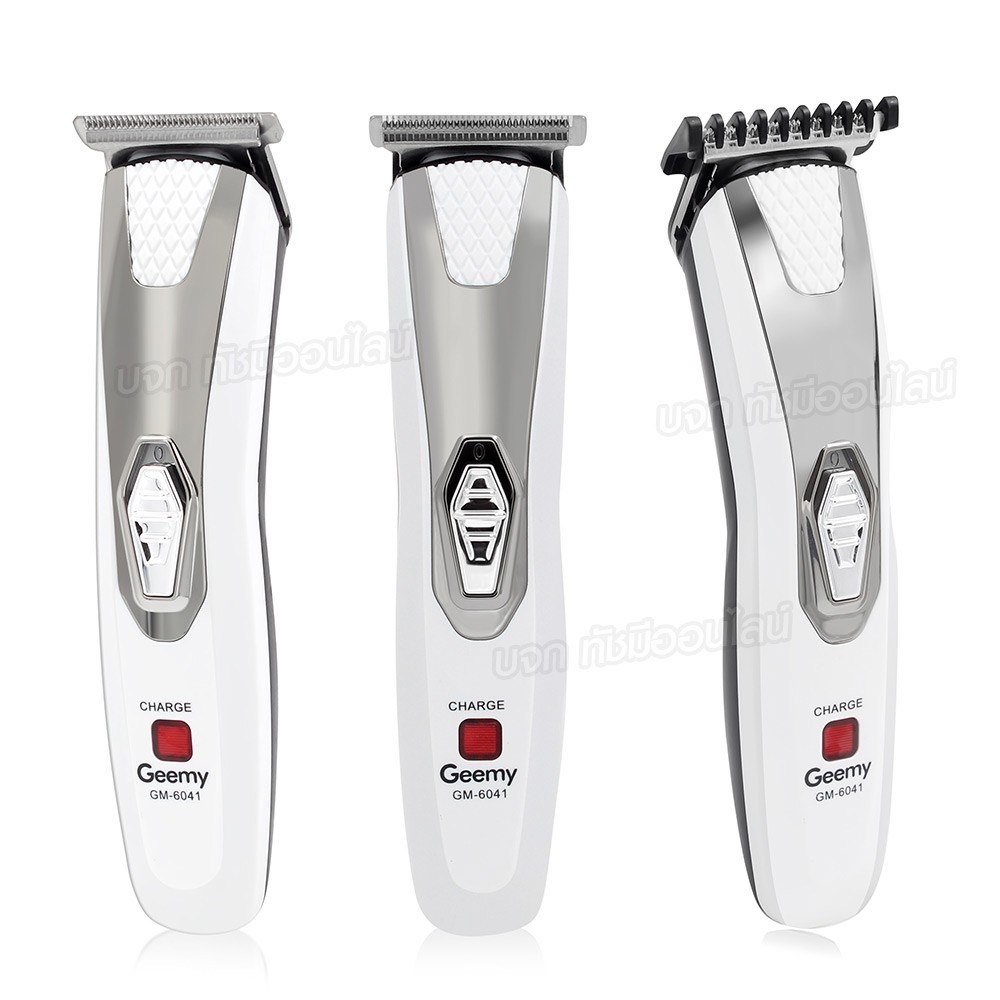 Gemei GM-6041 แบตตาเลี่ยน ใบมีดเซรามิค แบตตาเลี่ยนตัดผม GM6041 ปัตตา ...