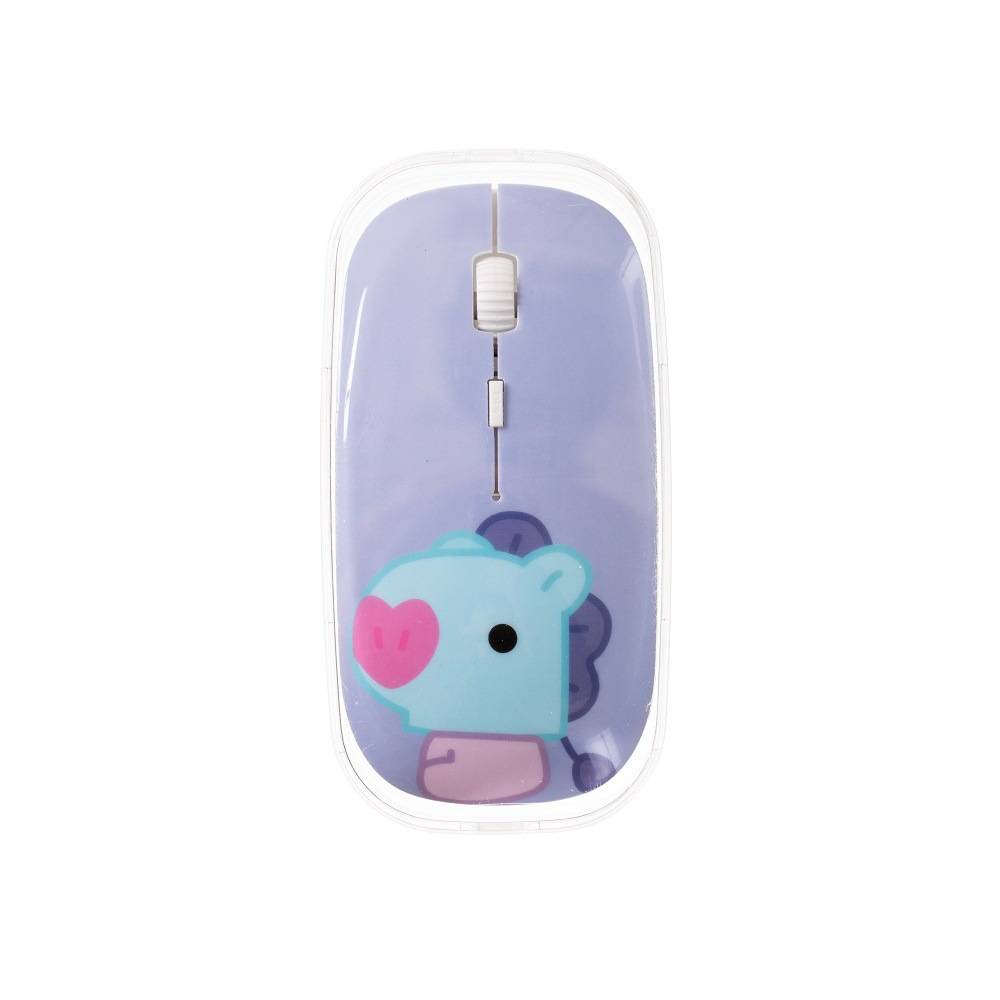 Ready Stcok BTS Mouse Wireless Bluetooth Mouse Cute BT21 Mouse Mat For ...