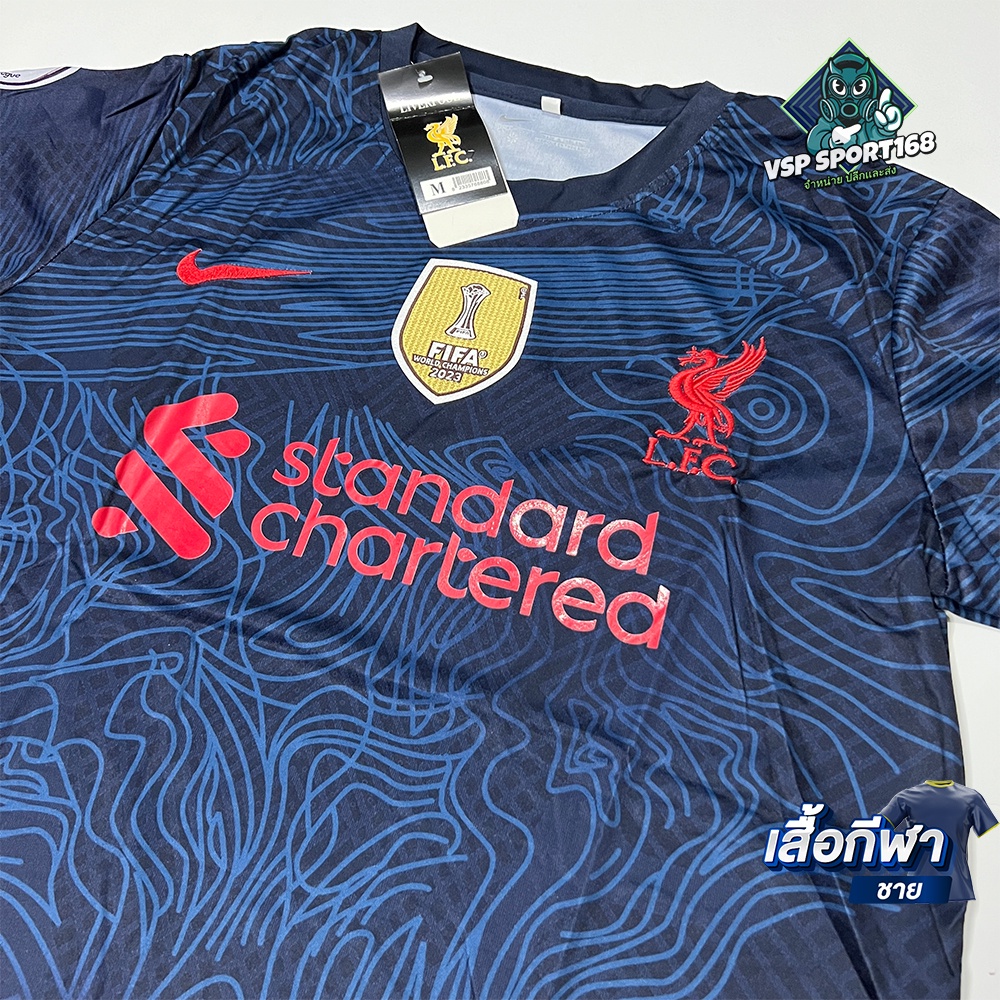 เสื้อกีฬา ชุดฟุตบอล LIVER สี(กรมลาย) ผู้ใหญ่ ได้ทั้งชุด แขนสั้น ปี 2023 ใหม่ล่าสุด (เสื้อและ ...