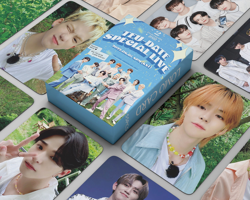 LOMO CARD TREASURE เทรเชอร์ 2nd MINI ALBUM HELLO 1ST PRIVATE STAGE TEU ...