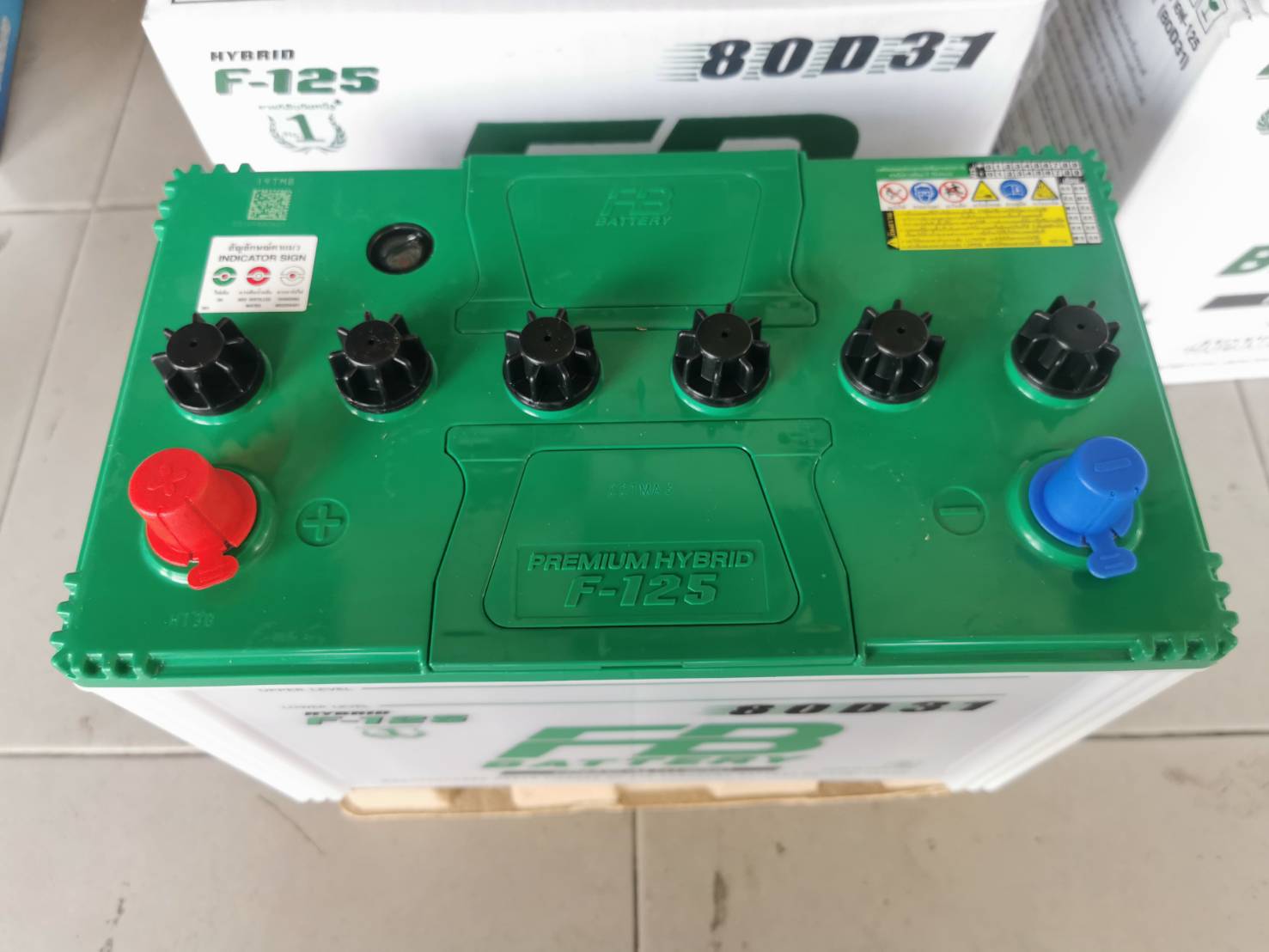 FB Battery PREMIUM HYBRID F-125 (80D31) แบตเตอรี่พร้อมใช้ - ใหญ่ยนต์ อ ...