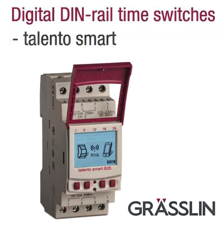 DIGITAL TIMER ไทม์เมอร์ รายสัปดาห์ - รายปี GRASSLIN TALENTO SMART B15 ...