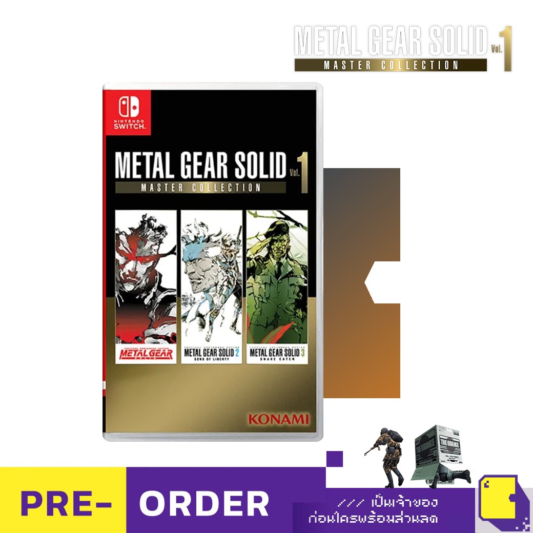 Pre-Order Nintendo Switch Metal Gear Solid Master Collection Vol. 1 ...