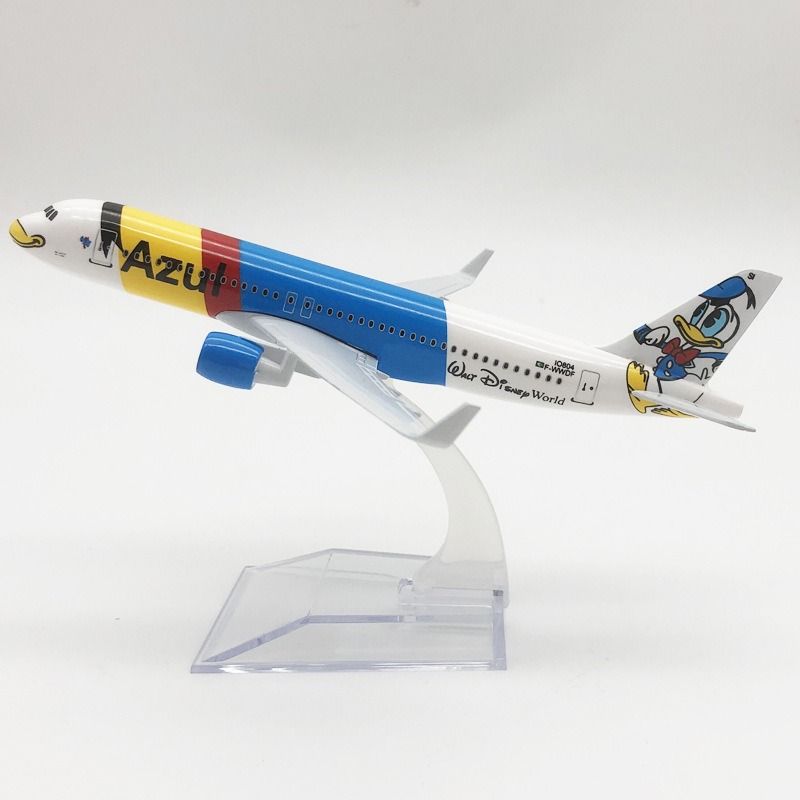 Model airplane โมเดลเครื่องบิน16cm Azul Airbus A320 Neo with Donald ...