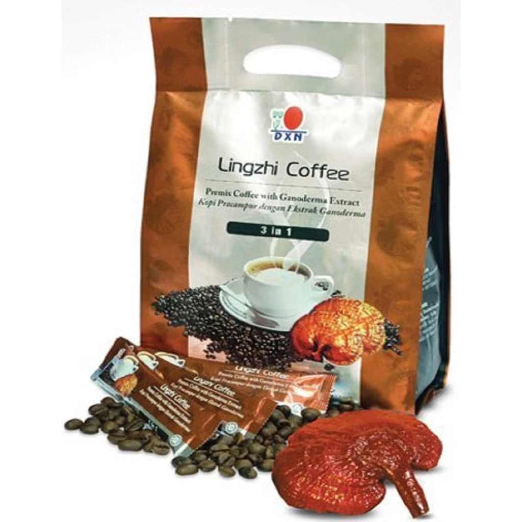 DXN กาแฟผสมเห็ดหลินจือ 3in1 Premix Coffee with Ganoderma Extract ขนาด ...