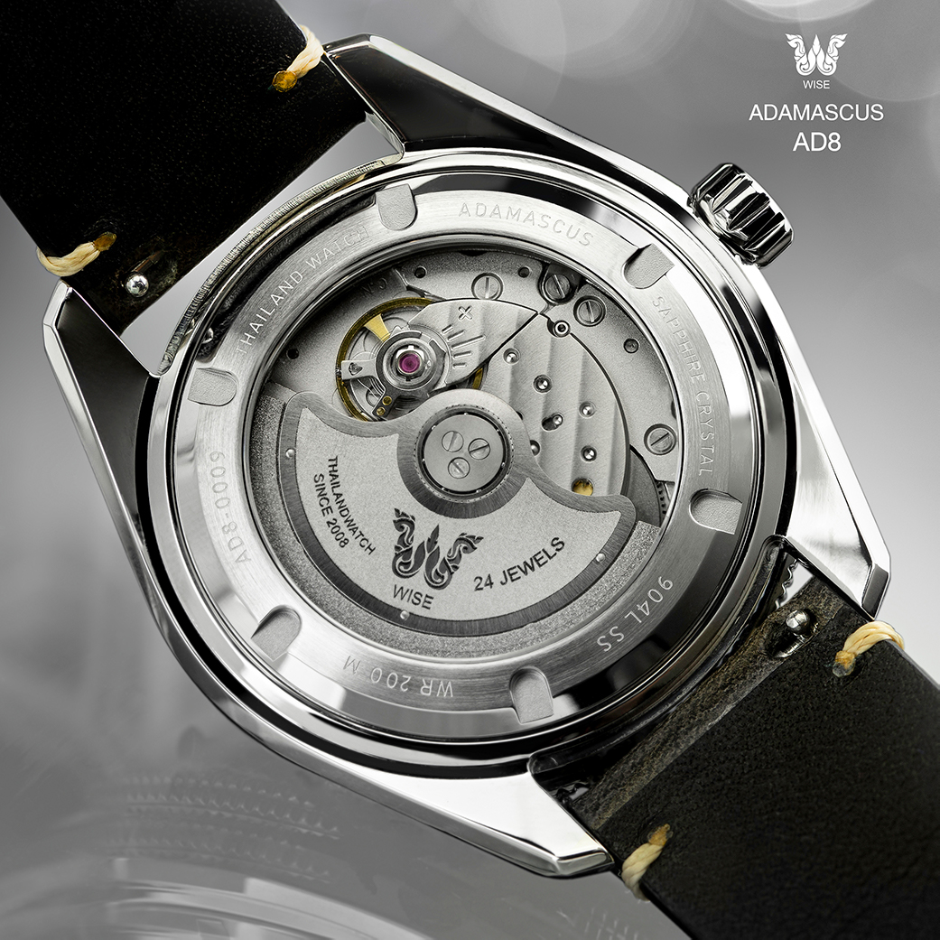 WISE รุ่น Adamascus AD8 Stainless 904L - WISE thailandwatch - ThaiPick
