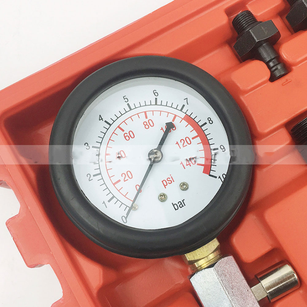 Redcolourful Engine Oil Pressure Detector Tester Gauge Tools Kit Low ...