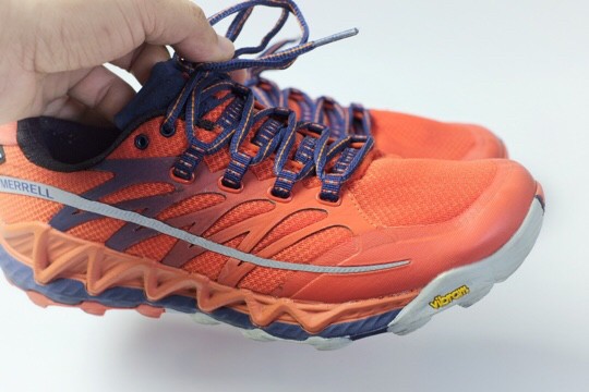 Merrell All Out Peak Trail Running Shoe Spicy OrangeAstral Aura Size 41 ...