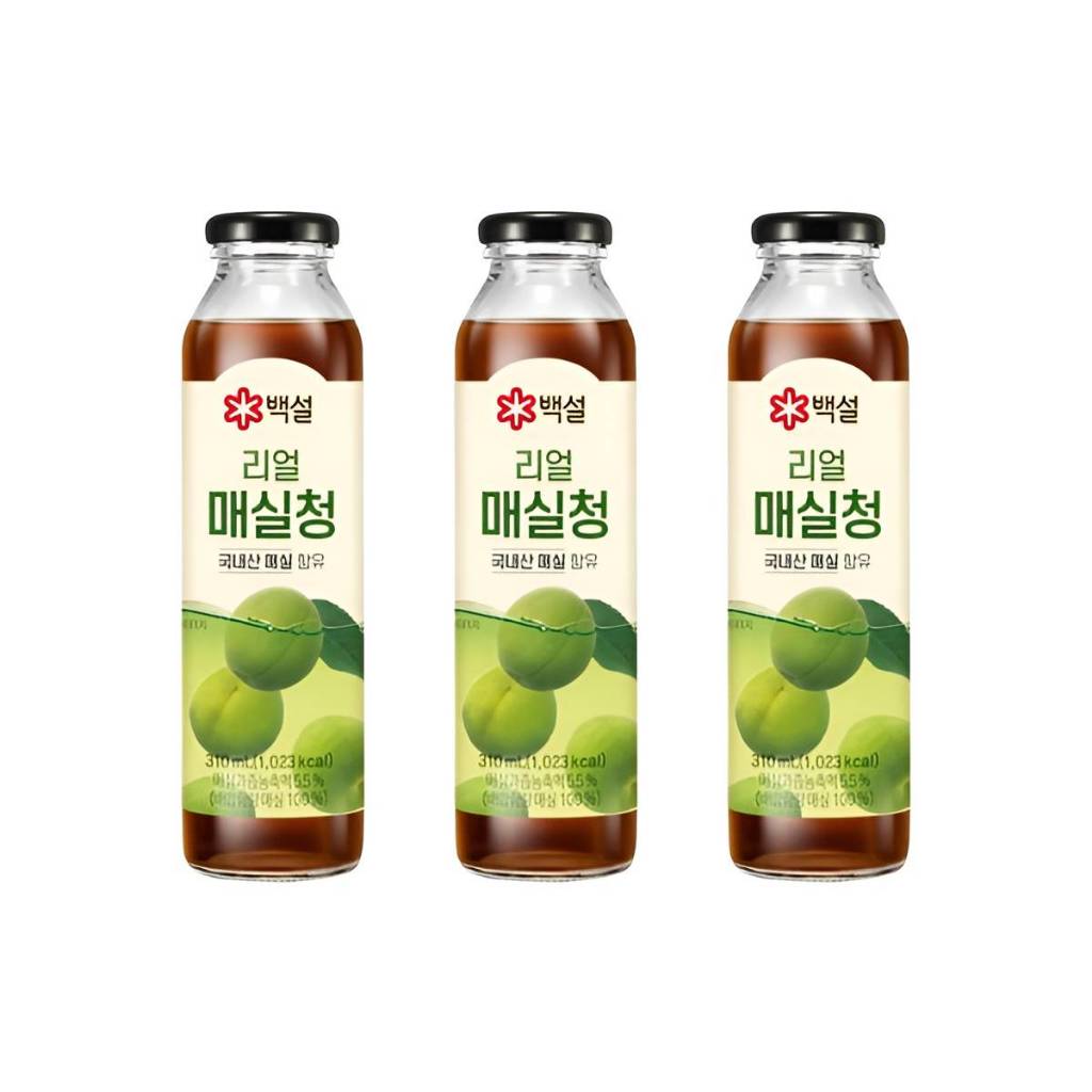 por1+1 cj plum extract syrup 매실청 น้ำเชื่อมสารสกัดพลัมเอนกประสงค์ 310ml. 93% | Lazada.co.th