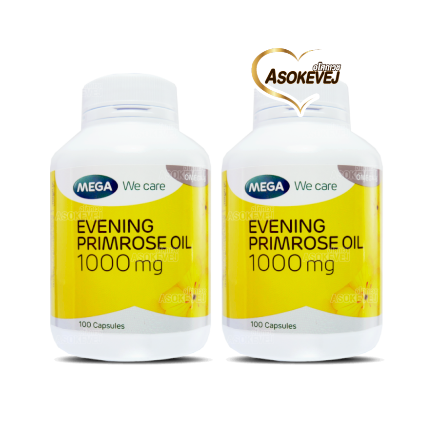 Mega we care evening primrose oil 1000mg 100capsules เมก้า วี แคร์ อีฟ ...