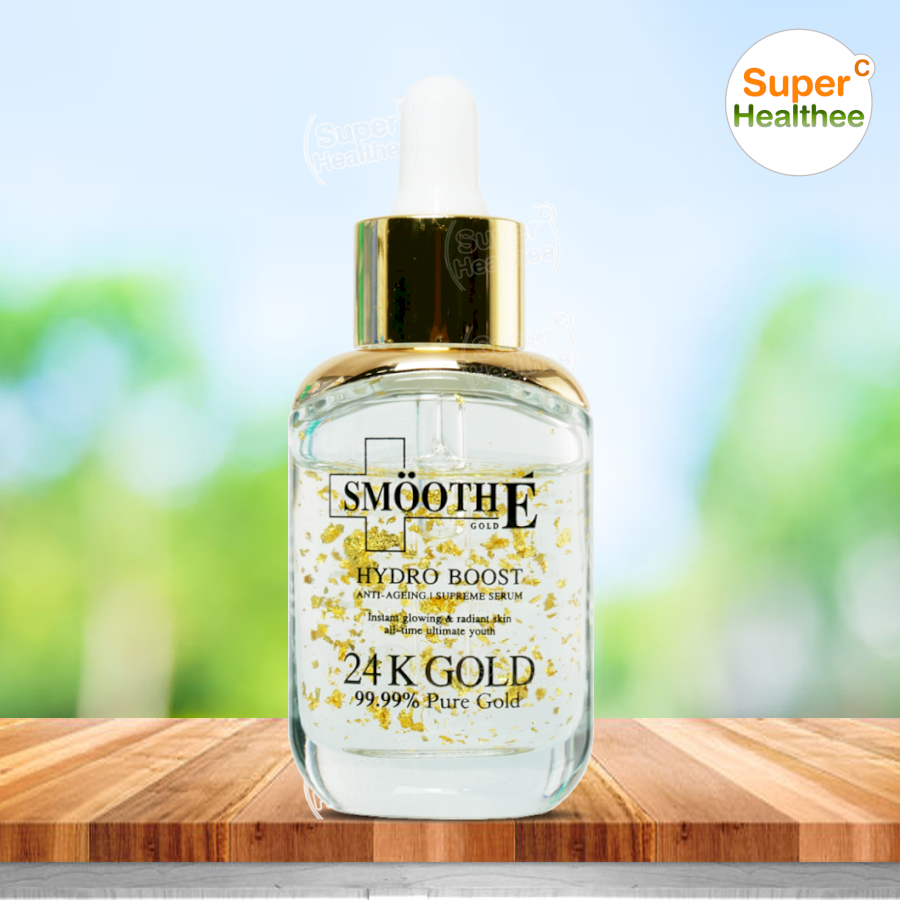 Smooth e 24k gold hydro boost serum 1.0oz (30มล) สมูท อี 24เค โกลด์ ไฮโดร บูสท์ ซีรั่ม เข้มข้น ...