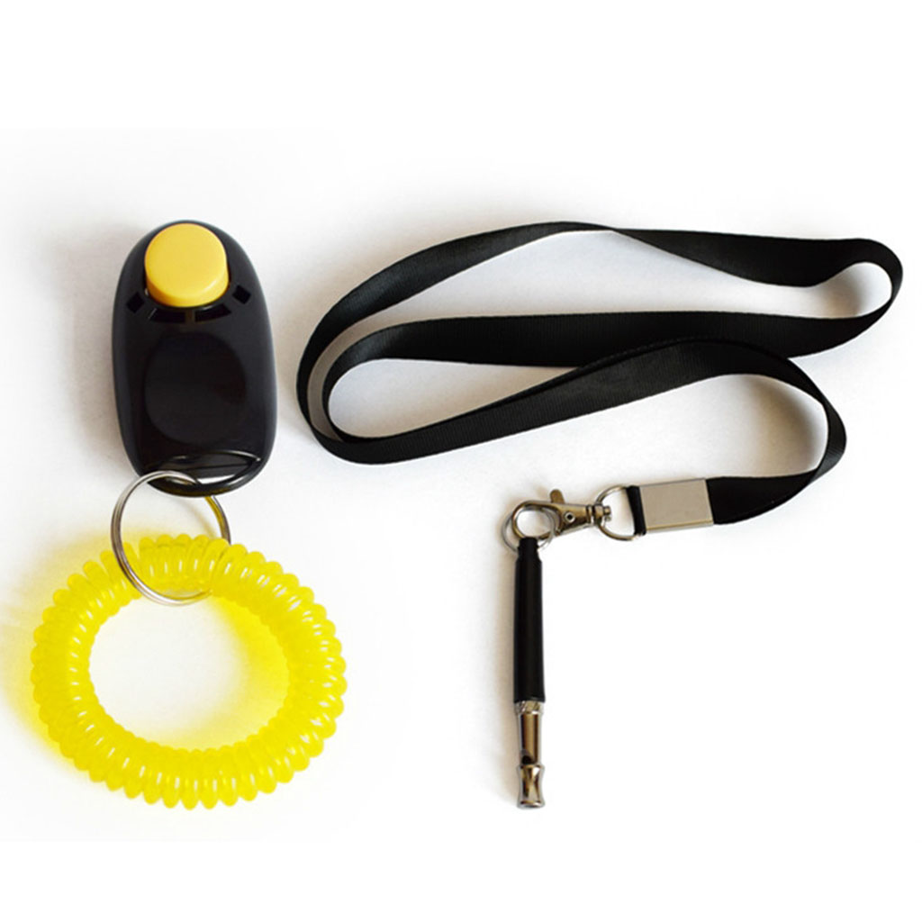 Perfk Set of 3 Pet Dog Ultrasonic Training Whistle Cat Bird Clicker ...