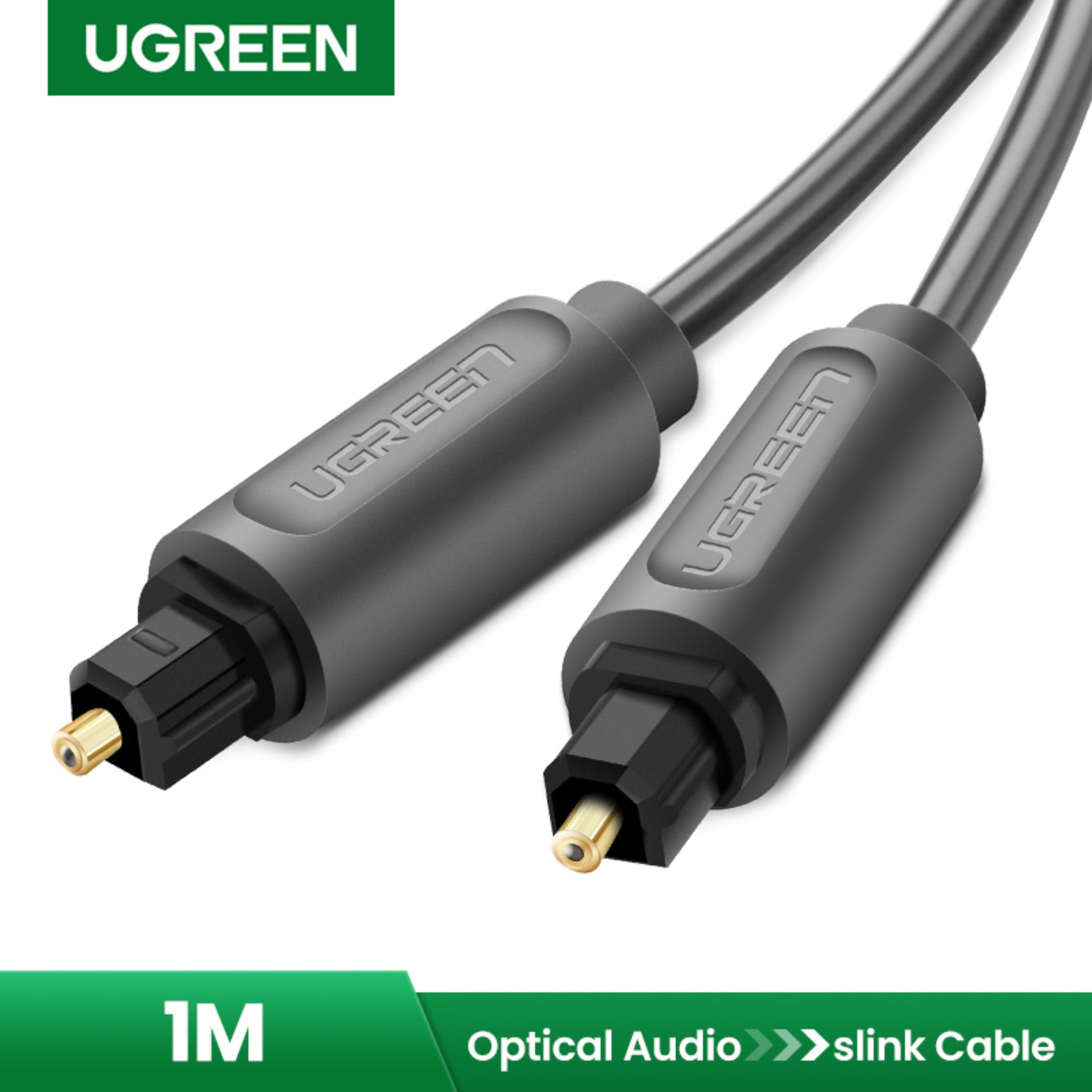 UGREEN 1 Meter Digital Optical Audio Cable Toslink SPDIF Coaxial Cable ...