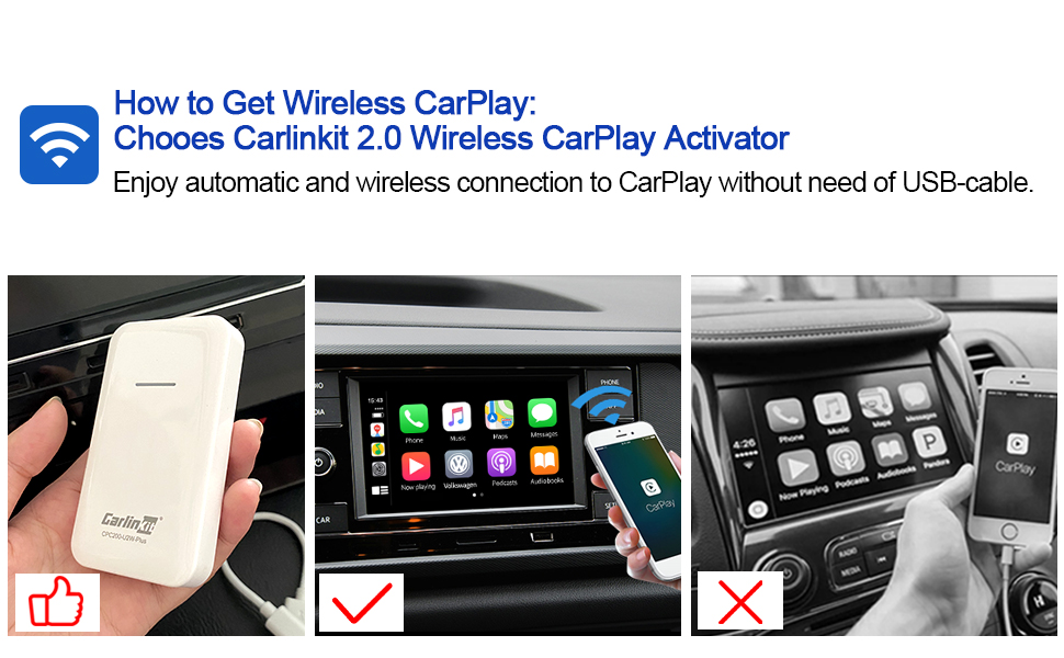 ส่งKerry จาก กทม Carlinkit ver3.0 ver4.0 ตัวแปลง Wire to Wireless Apple ...