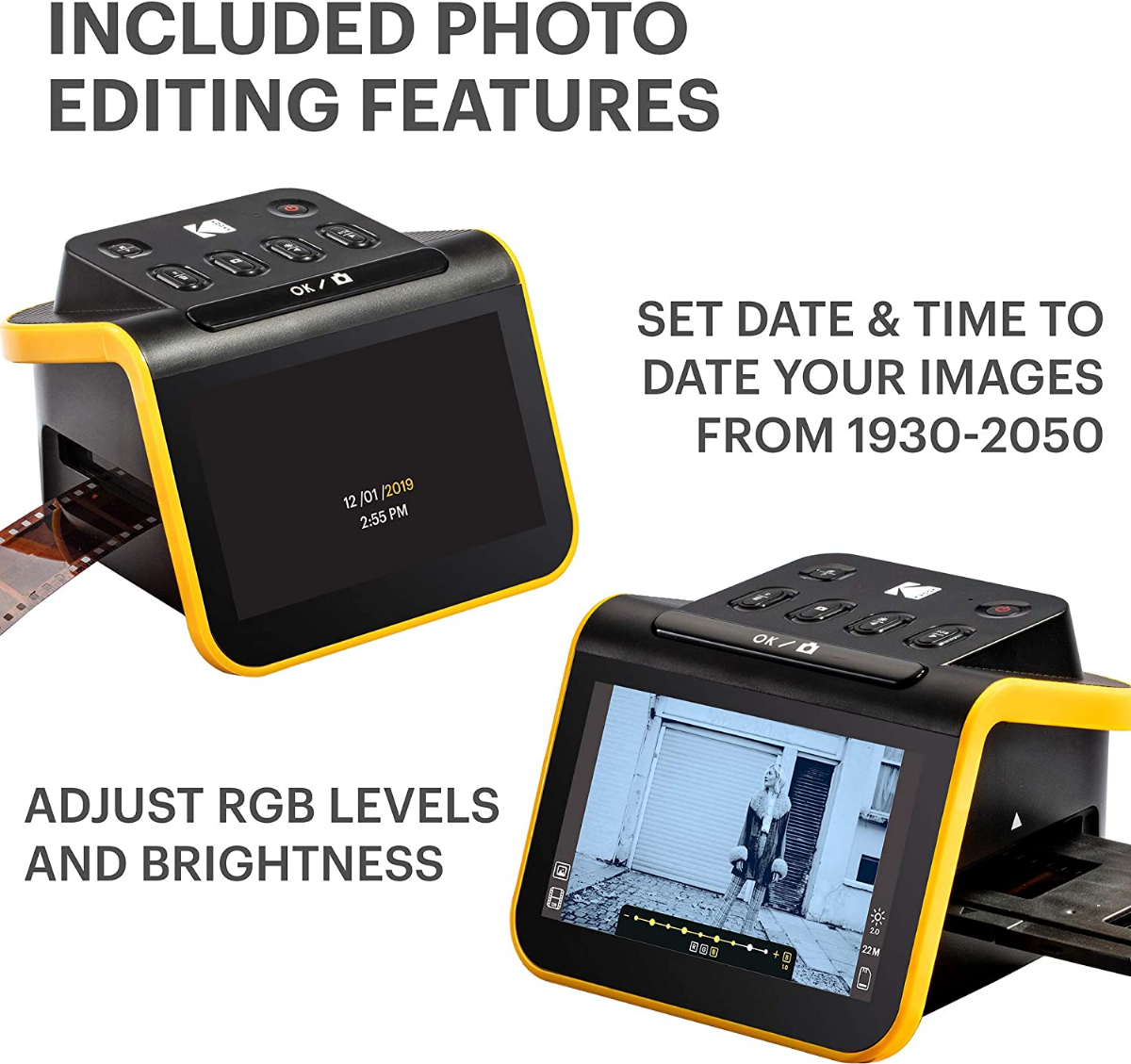 KODAK Slide N SCAN Film and Slide Scanner with Large 5 LCD Screen ...