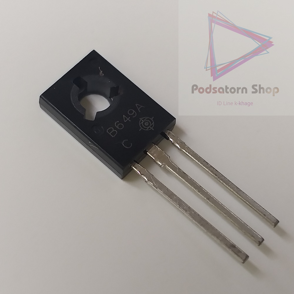 5Pcs B649A, B649, 2SB649A, 2SB649A PNP Transistor TO-126MOD จำนวน 5 ตัว ...