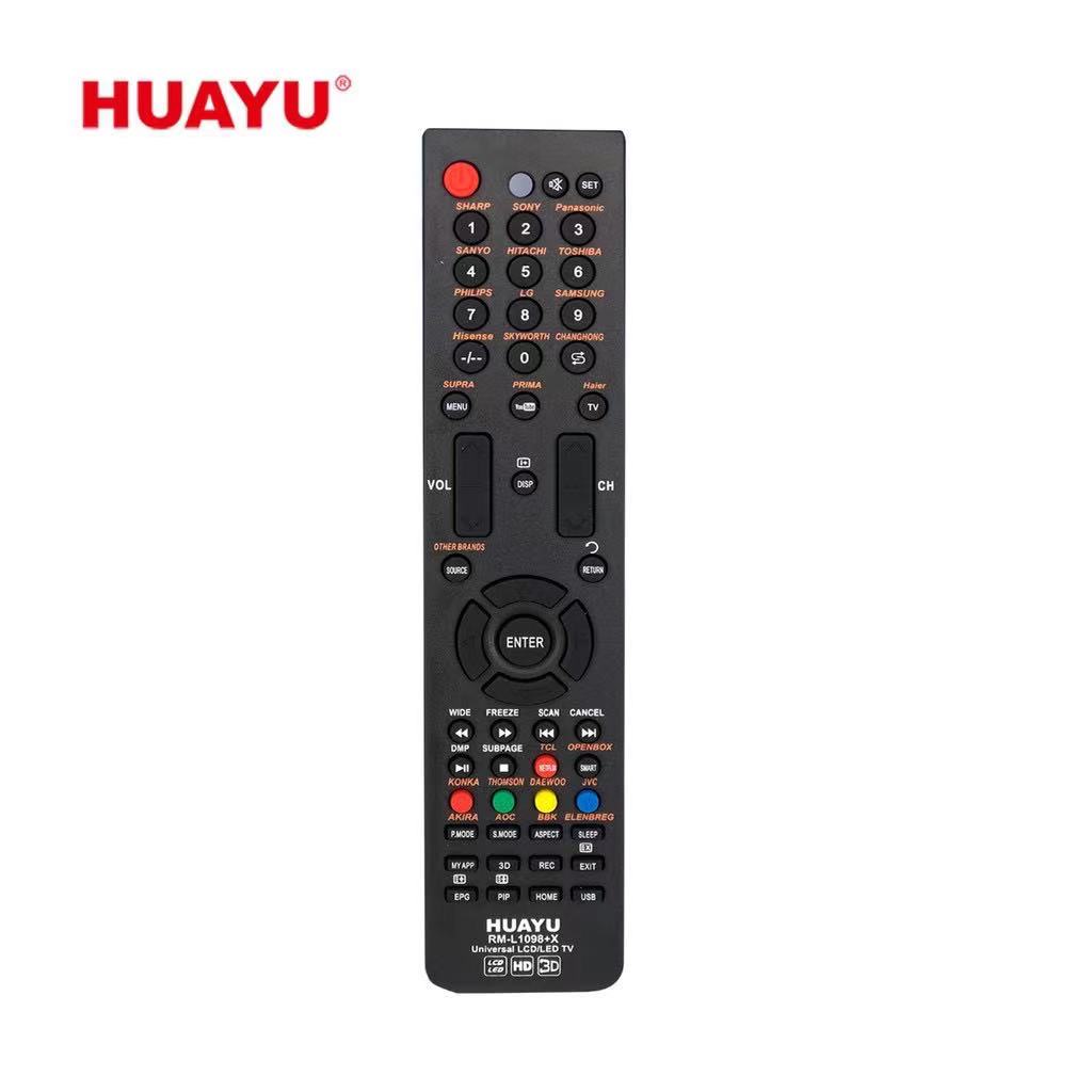 Huayu RM-L1107 X RM-L1210 RM-L1388 RM-L1098+X UNVERSUAL ALL brand รีโมทคอนลสมาร์ททีวีอเนกประสงค์ ...