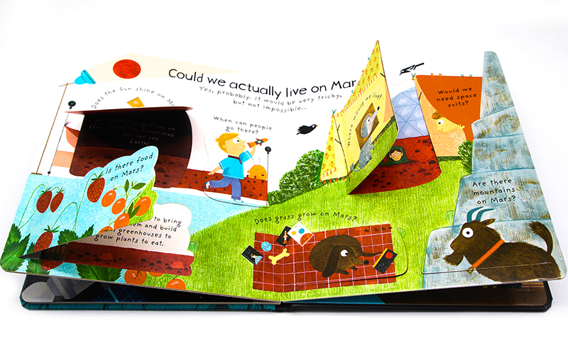 หนังสือภาษาอังกฤษ Usborne Lift The Flap Book First Questions and ...