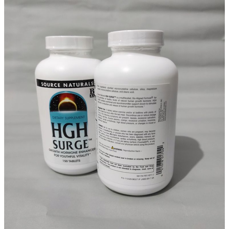 Source Naturals HGH Surge 150 Tablets Free shipping ส่งฟรี - MixASale