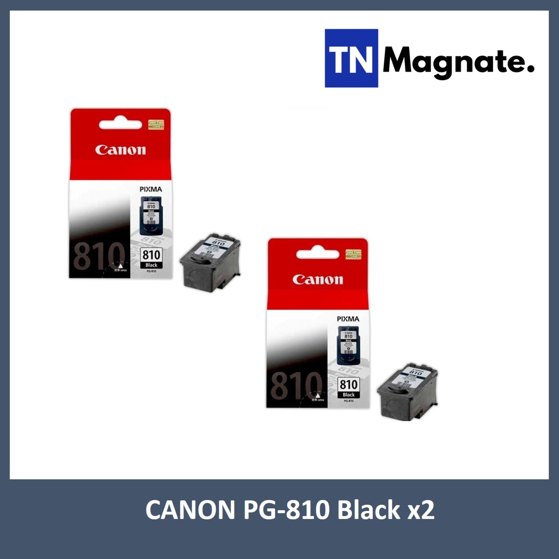 [หมึกพิมพ์] CANON PG 810 INK CARTRIDGE (Black) - 2 ตลับ - TNM Online ...