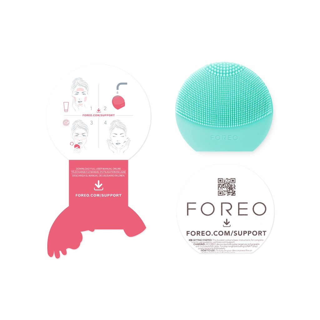FOREO LUNA play plus 2 Minty Cool เครื่องล้างหน้าลูน่า เพล์พลัส 2 - ฟ ...