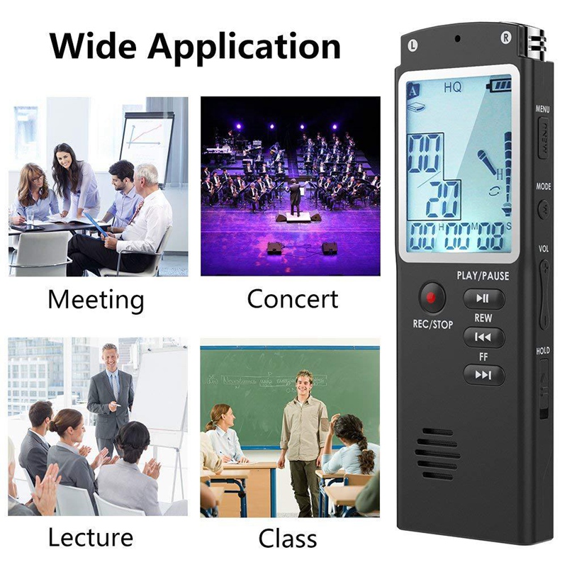 32GB Voice Recorder USB Dictaphone Digital Audio Voice Recorder with ...