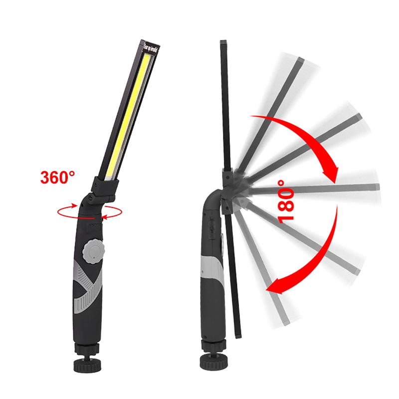 Magnetic Portable Searchlight COB LED Work Light USB Rechargeable ...