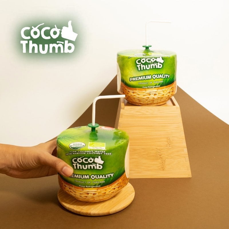 Sale!! โคโค ทัมบ์ COCO THUMB มะพร้าวน้ำหอม พร้อมดื่ม (กล่อง 6 ลูก ...