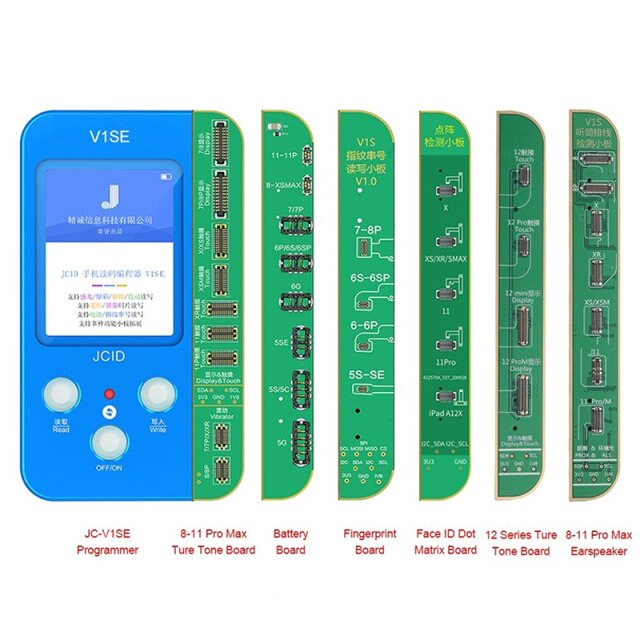 Jc V1SE Programmer Repair Tools True Tone Face ID Fingerprint Battery 7 ...