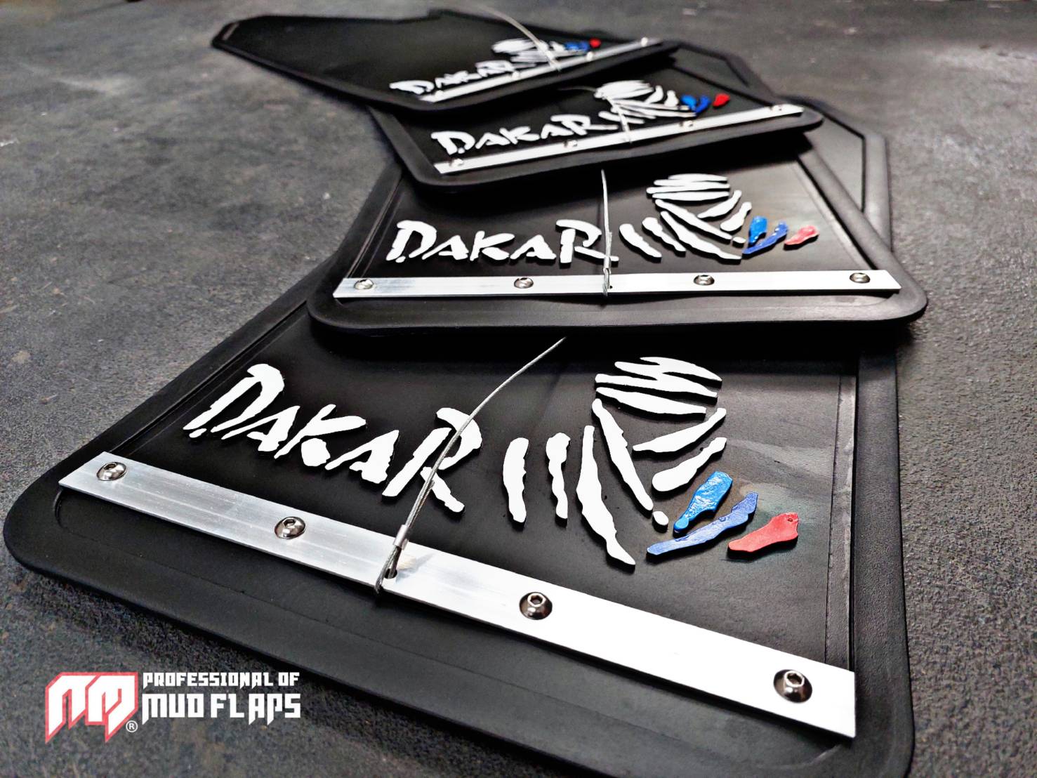 บังโคลนรถยนต์ Dakar Mud flaps เพลทเงิน | Lazada.co.th