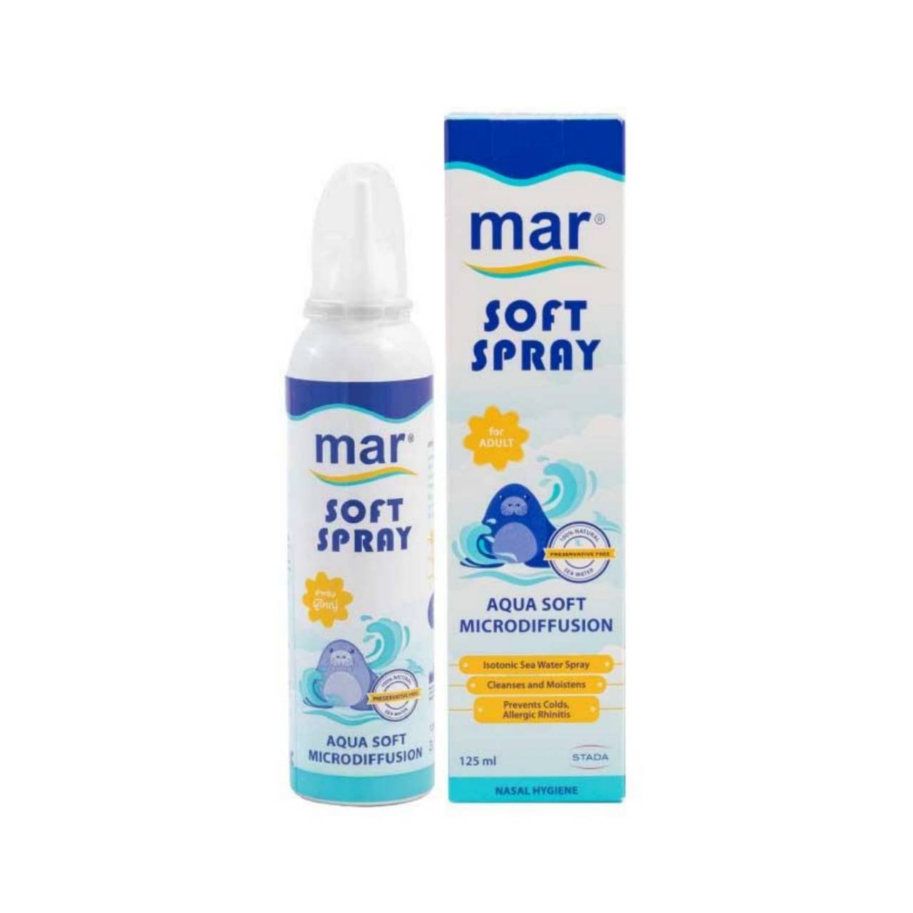 Mar Soft Spray 125ml มาร์ ซอฟท์ สเปรย์ สเปรย์น้ำทะเลพ่นล้างจมูก ...
