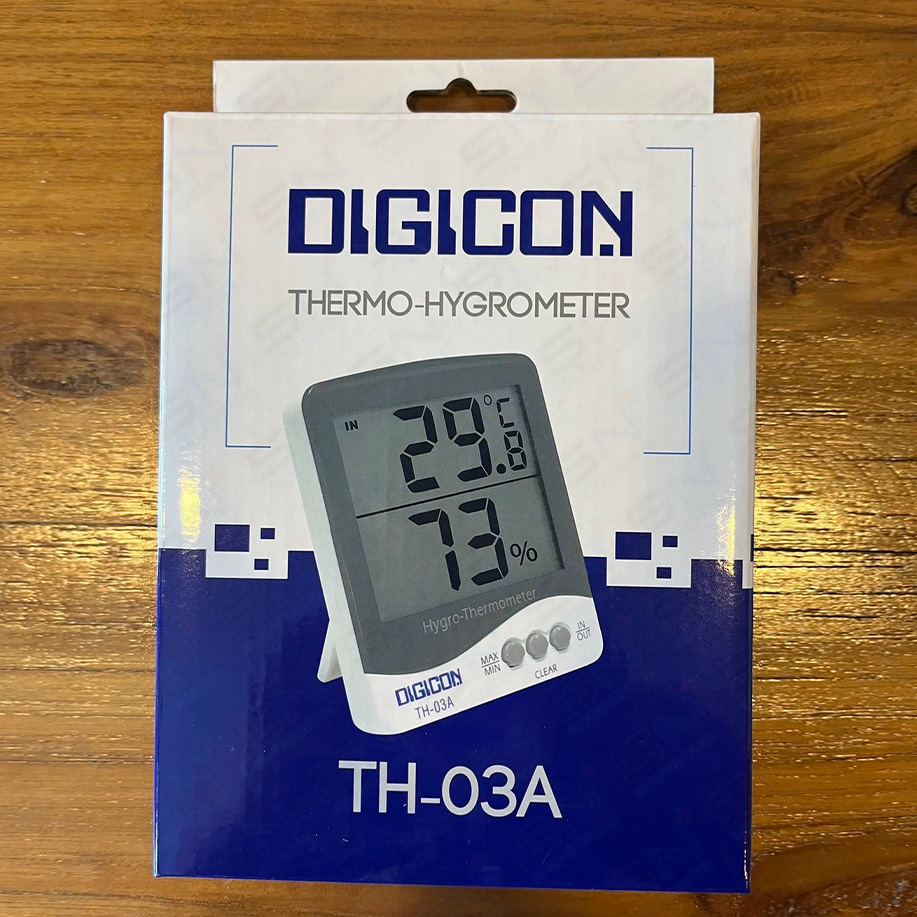 มิเตอร์วัดอุณหภูมิและความชื้นแบบอิเล็กทรอนิกส์ Digicon TH-03A | Lazada.co.th