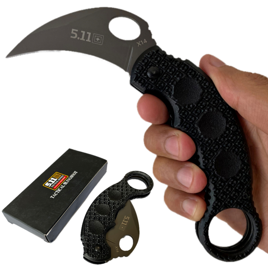 มีดพับ มีดคารัมบิต Browning Karambit Knife สีทอง มีที่เหน็บ สินค้าพร้อม ...