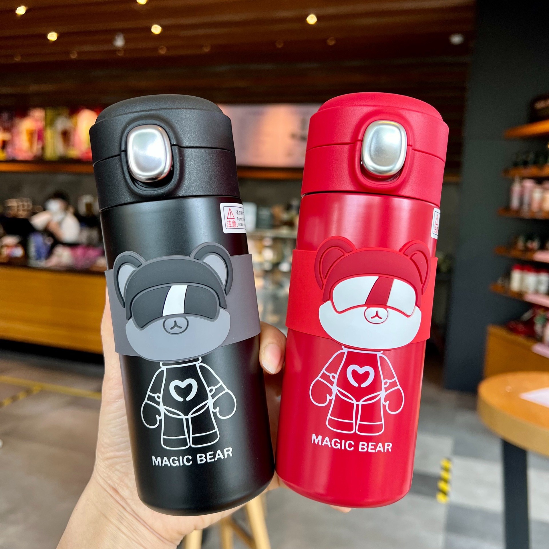 กระบอกน้ำเก็บอุณหภูมิ MAGIC BEAR กระบอกน้ำ แสตนเลสsus304 - ICE--SHOP ...