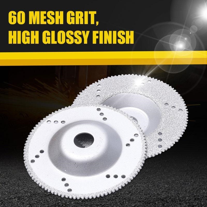 Diamond Grinding Polishing Disc 100mm Bowl Type Cutting Disk 60 Mesh ...