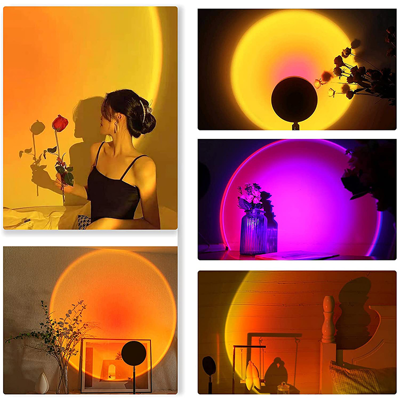 15 in 1 Sunset Light Projector Table Lamp for Living Room,Bar, Bedroom ...