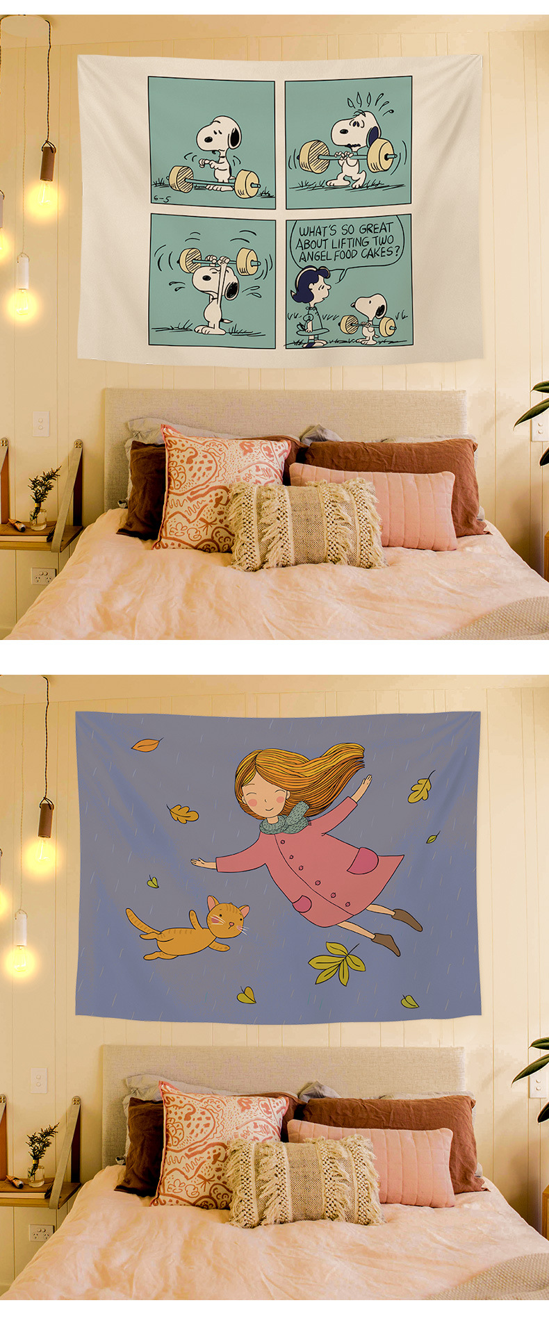 FEIYANA-ผ้าแขวนผนัง ผ้าแต่งห้อง ผ้าแต่งผนังลายการ์ตูน รุ่น TN-2230 พร้อมส่งจากไทย - FEIYANA ...