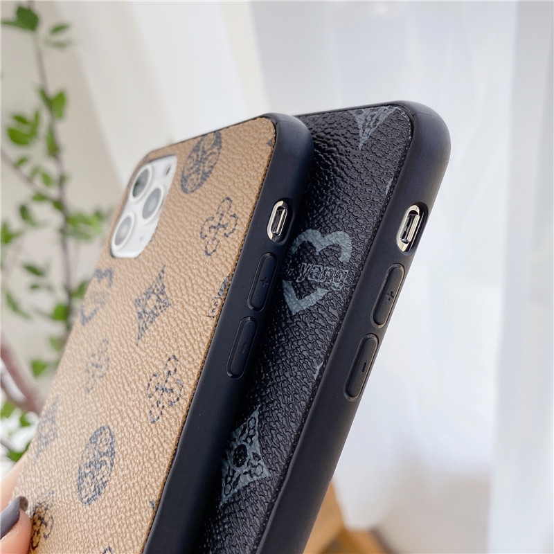 Luxury Geometric Lattice Leather Phone Case For iPhone 13 12 11 Pro XR ...