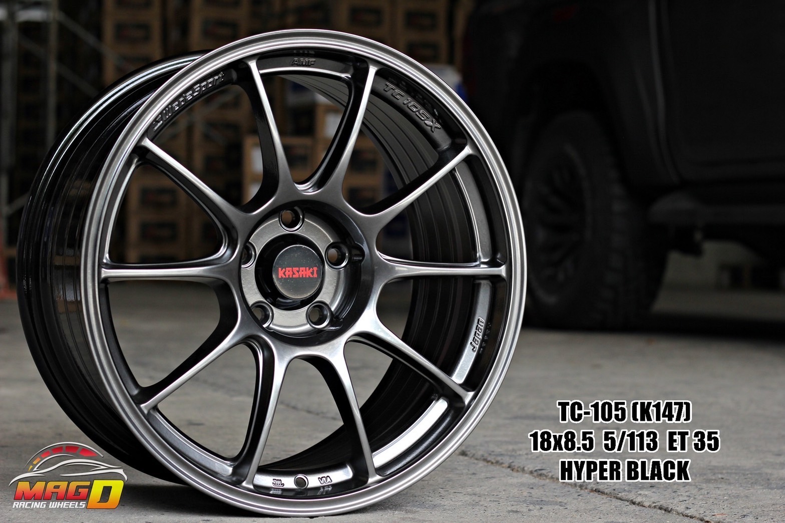 ล้อแม็กใหม่ - TC105 - งานATOMIC - ขอบ 18 x 8.5 x 5รู113 ET35 - ล้อใส่ ...