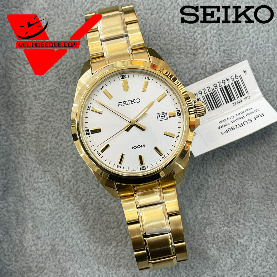 Winner Time นาฬิกา ผู้ชาย SEIKO QUARTZ SUR341 รับประกันบริษัท ไซโก ...