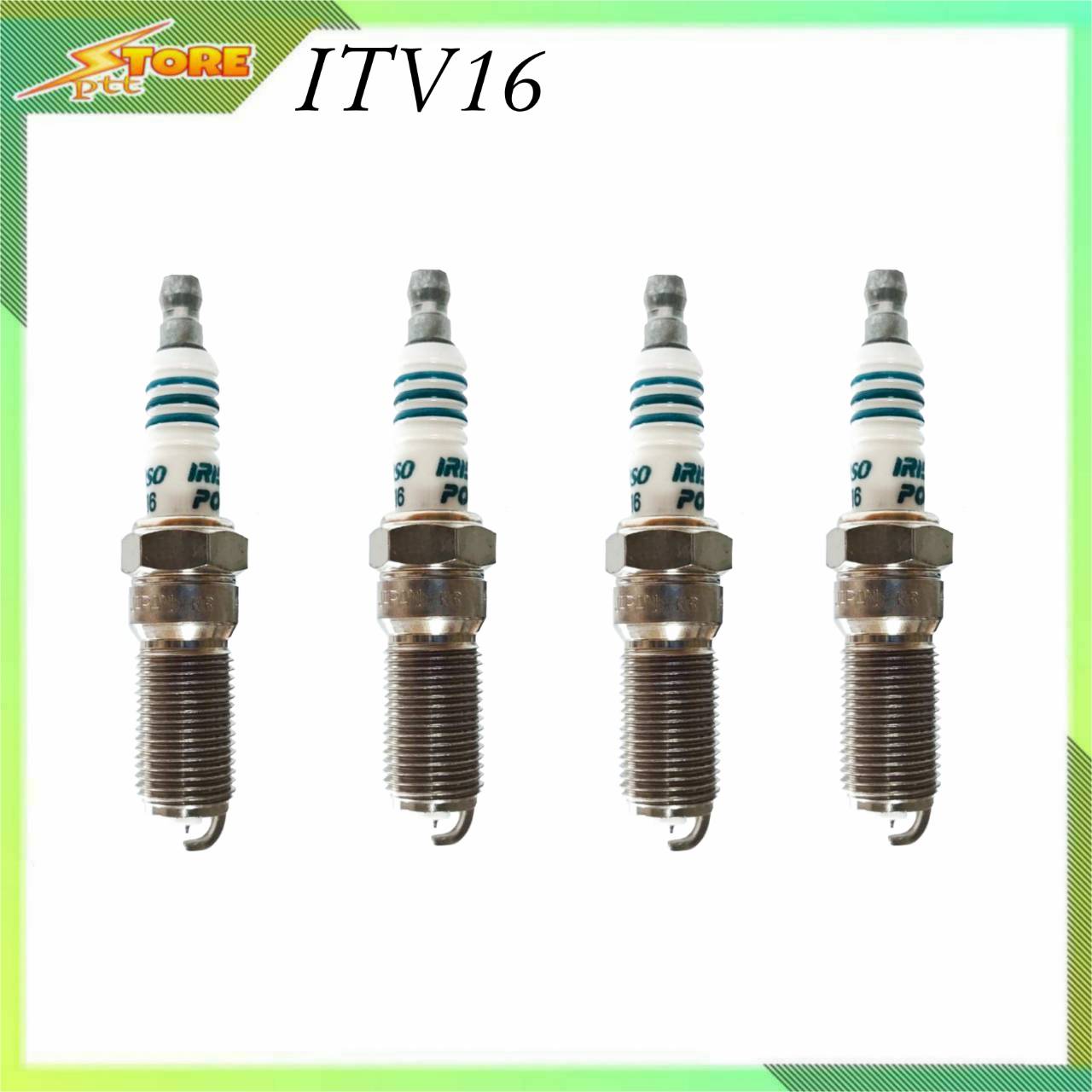 หัวเทียน DENSO ITV16 IRIDIUM อิริเดียม (1ชุด4หัว) อิริเดียม เดนโซ่ ...