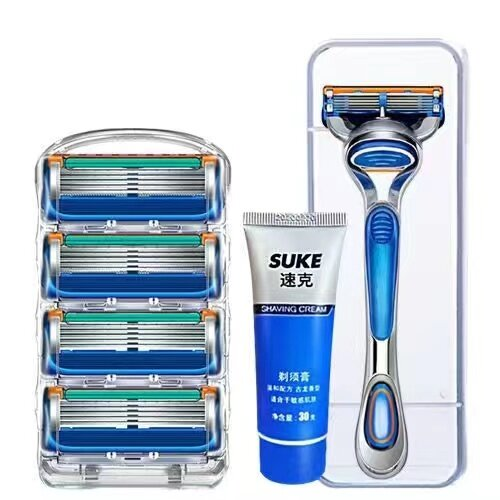 แจกฟรีโฟมโกนหนวด Gillette Blades ProGlide G5 มีดโกนหนวดบุรุษเลเยอร์มีด ...