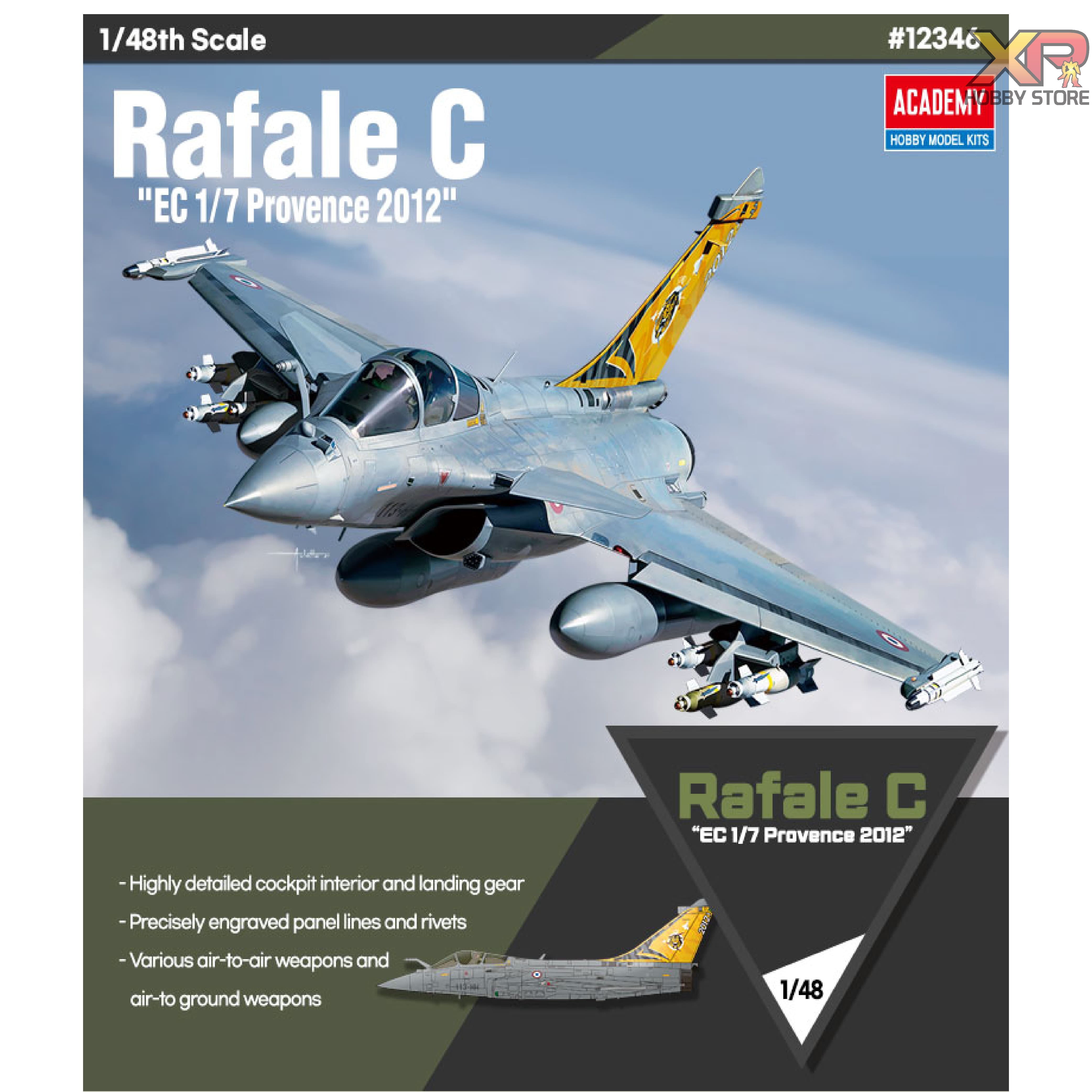 Academy Model 148 RAFALE CEC 17 PROVENCE 2012 (AC 12346) - XPHobbyStore - ThaiPick