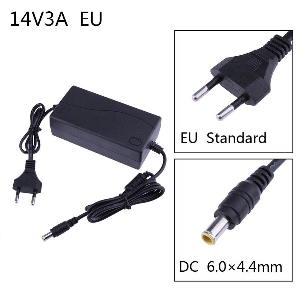 14V 3A AC To DC Power Supply Adapter Converter 6.0*4.4มม. ป้องกันการ ...