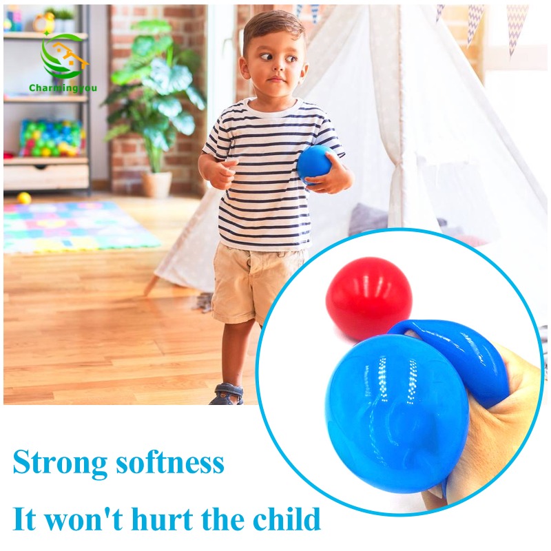 [Fast Delivery] 4 Pcs Stress Reliefer- Fluorescent Sticky Target Balls ...